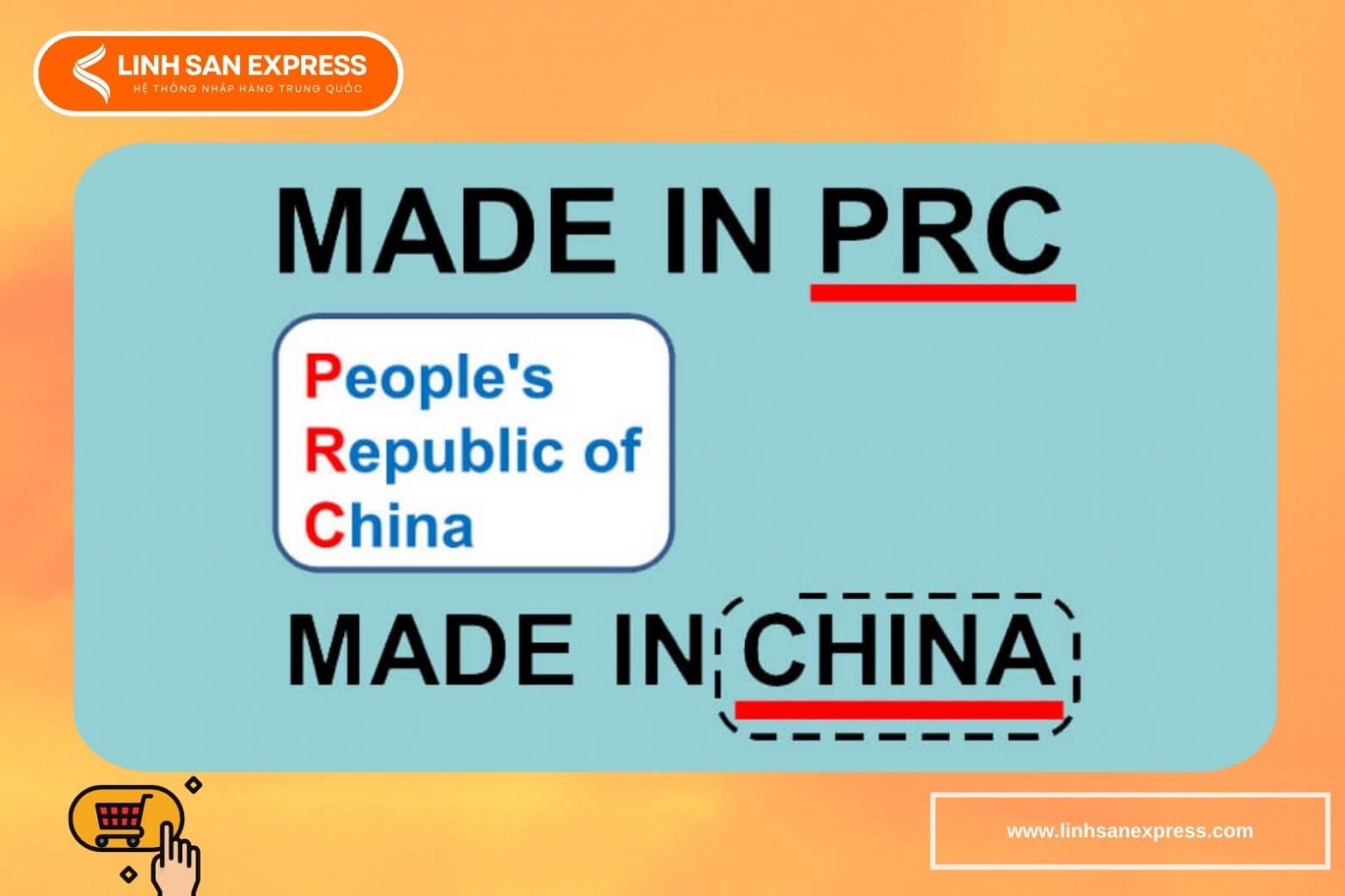 Made In PRC Là Gì? Xuất Xứ PRC Của Nước Nào? - Linh San Express